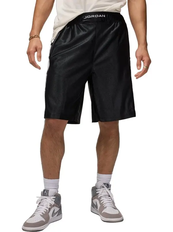 JORDAN Brooklyn Cat Scratch Shorts - Black