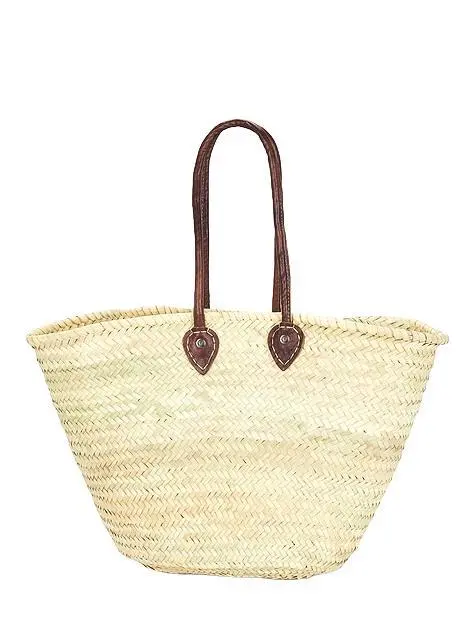 VERVE CULTURE Shopping Basket - Straw