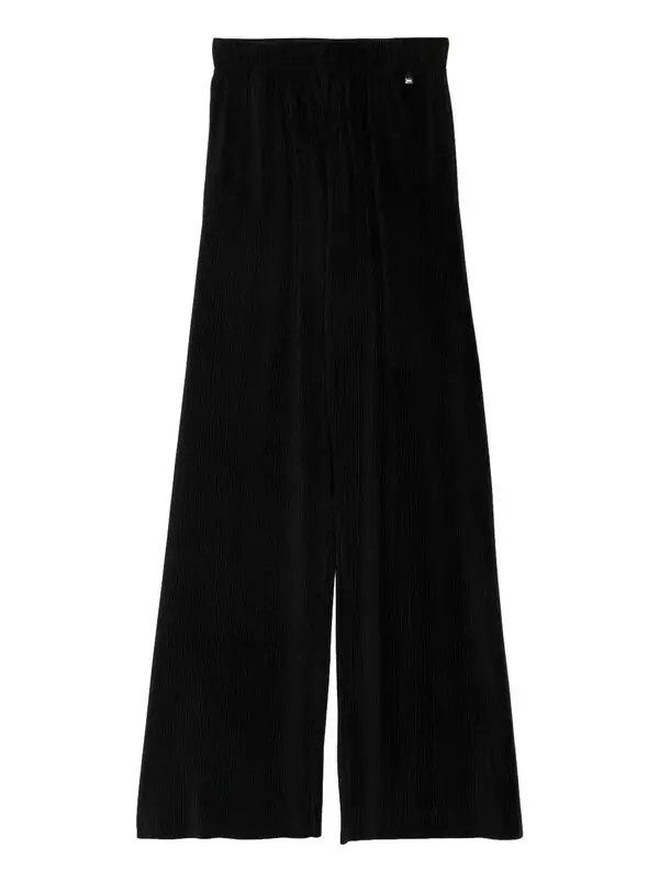 Herno Pleated Wide-leg Trousers - Black
