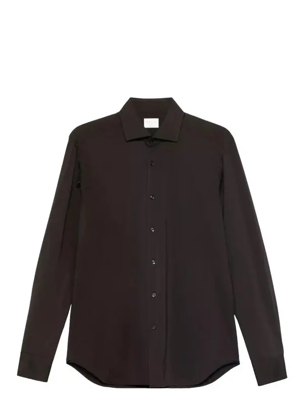 XACUS Long-sleeve Button-down Shirt - Brown