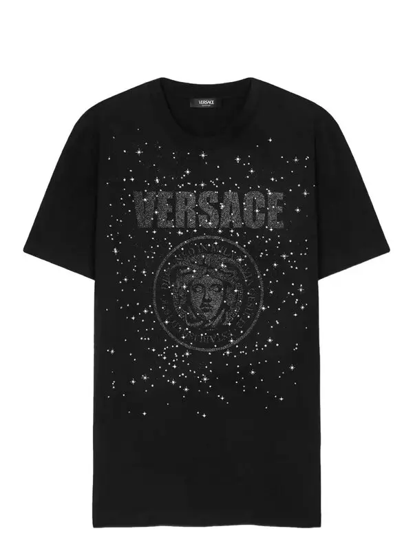 Versace Crystal Medusa T-shirt - Black