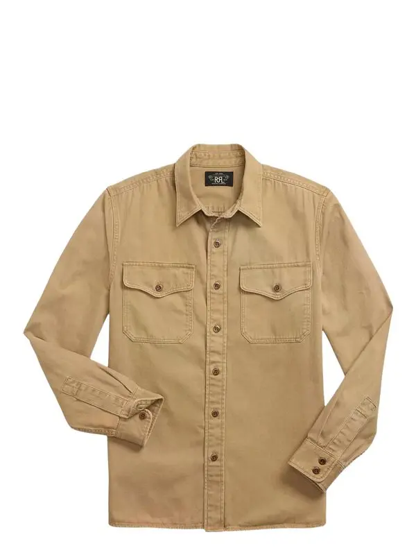 Ralph Lauren Cotton Utility Shirt - Neutrals