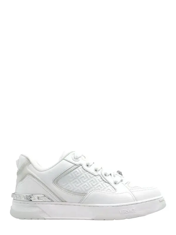 Versace Leather Sneakers - White