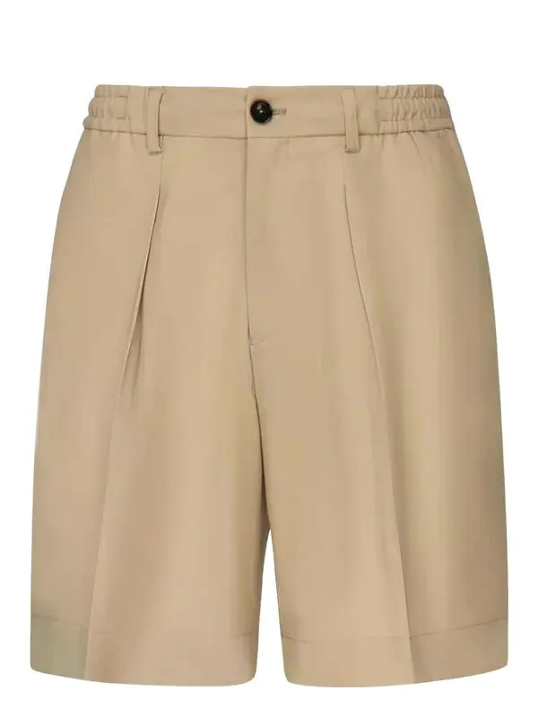 BE ABLE Cotton Bermuda Shorts - Light And Natural
