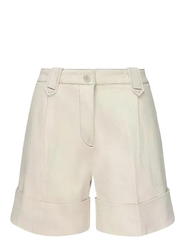 FAY High-waist Shorts - Neutrals