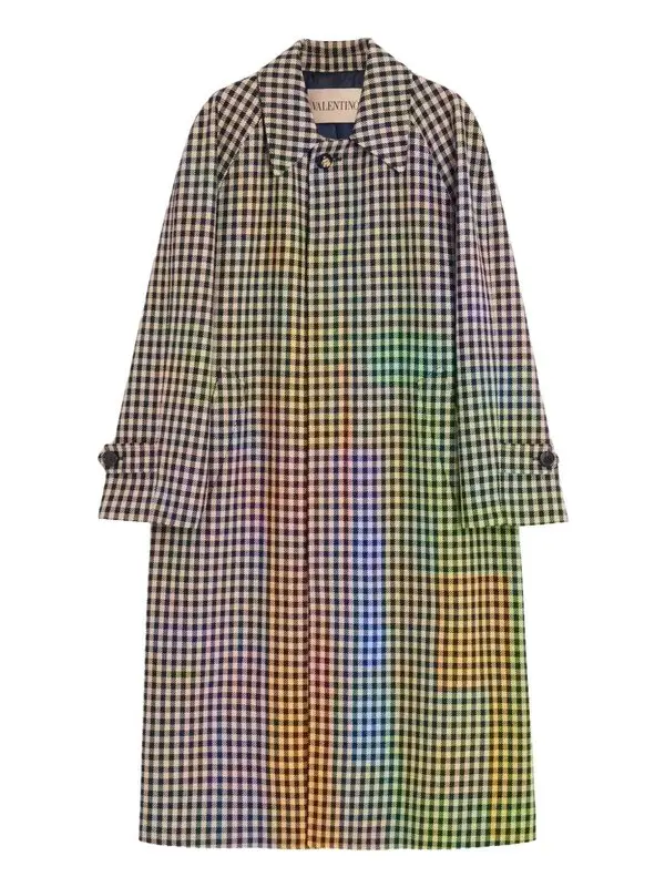 Valentino Garavani - Checked Long Coat