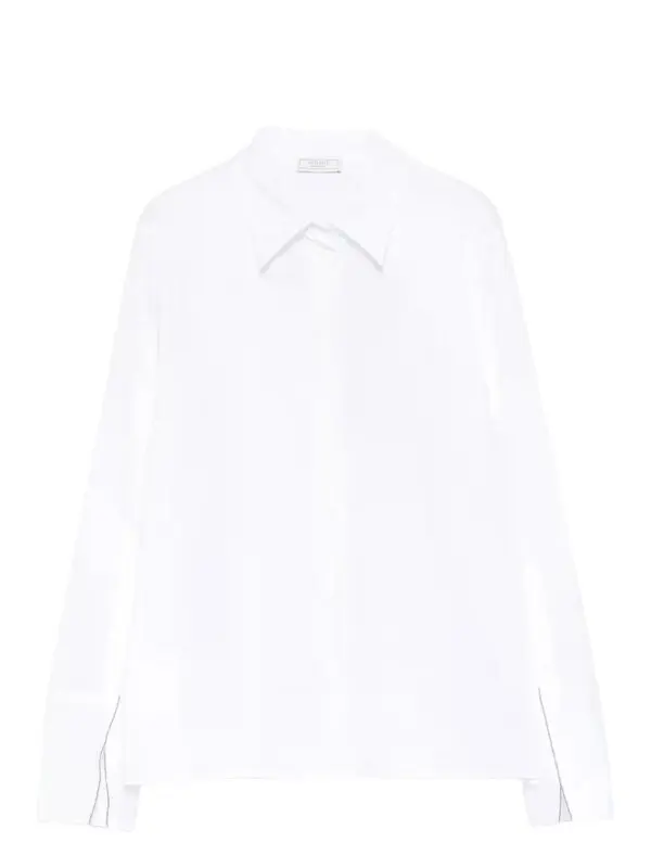 Peserico Buttoned-cuff Shirt - White