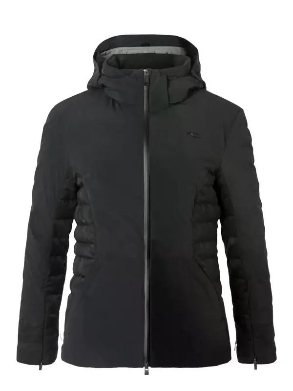 Kjus Quilted Hooded Jacket - Black