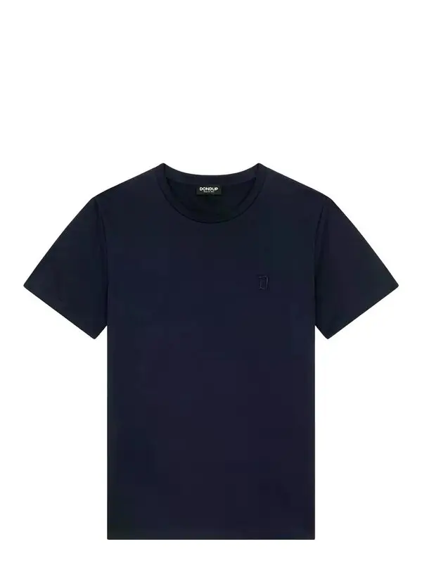 DONDUP Embroidered-logo T-shirt - Blue