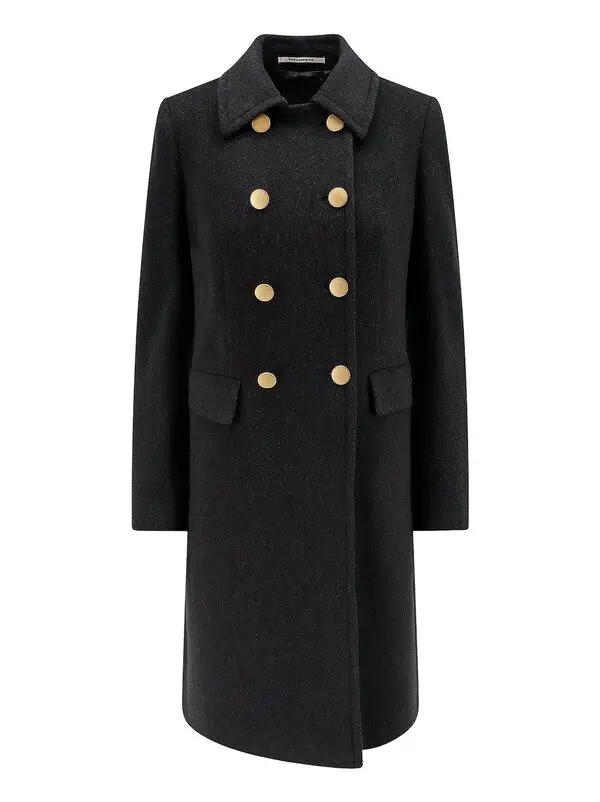 Tagliatore Hennie Virgin Wool And Cashmere Coat - Grey