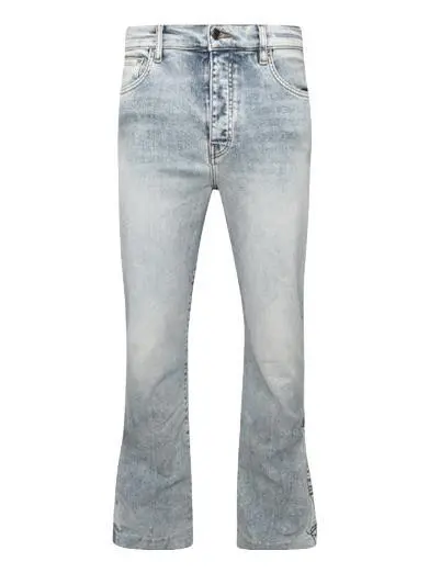 Amiri Stack Flair Jeans - Stone Indigo