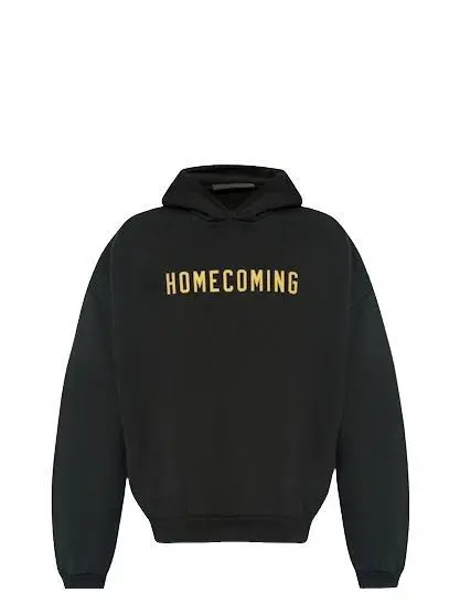 Fear Of God Essentials Heavy Fleece Homecoming Hoodie - Black