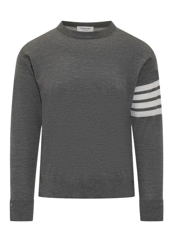 Thom Browne Crew-neck Sweater - Grey
