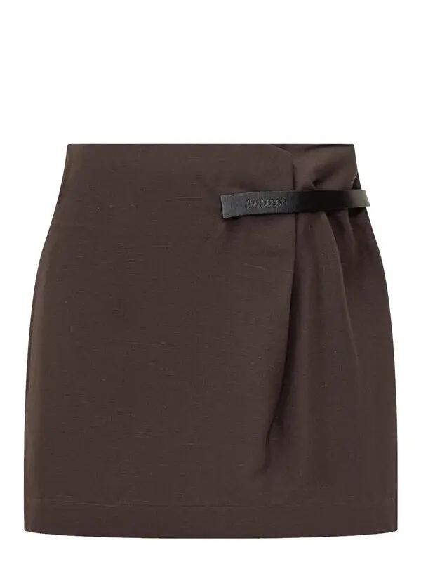 JW Anderson Mini Skirt - Brown