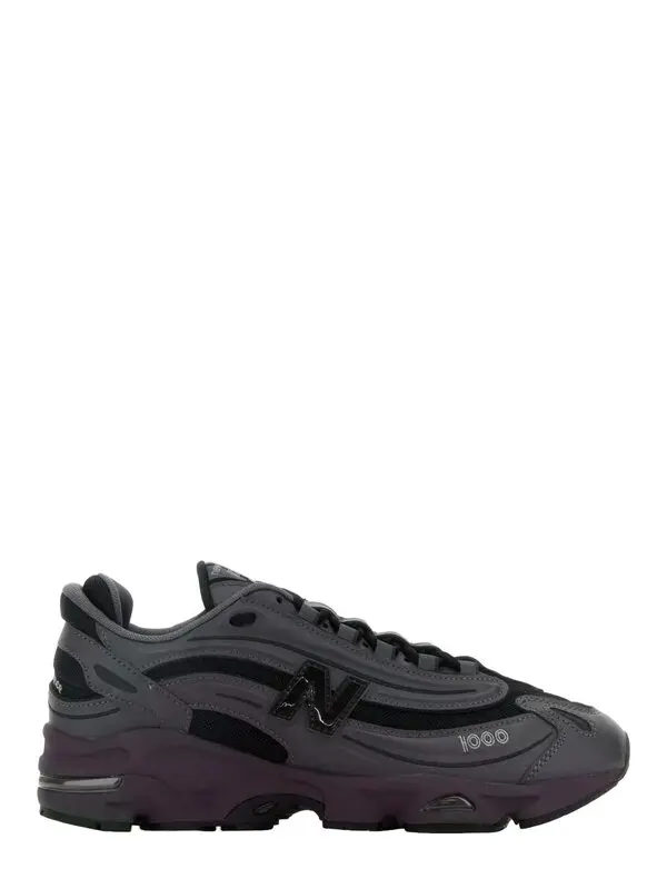 NEW BALANCE 1000 Magnet Plum Brown Sneakers - Black