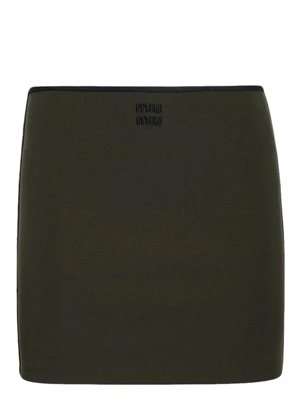 Miu Miu Mini Skirt - Militare