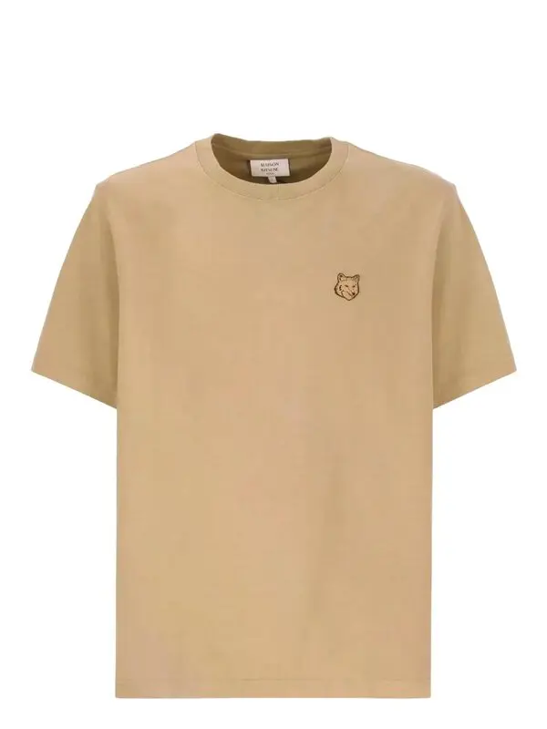 Maison Kitsuné Bold Fox Appliqué T-shirt - Neutrals