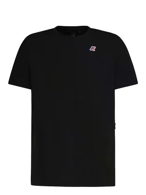 K-WAY Crew-neck Short-sleeve T-shirt - Black