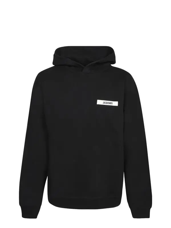 Jacquemus Hooded Sweatshirt - Black
