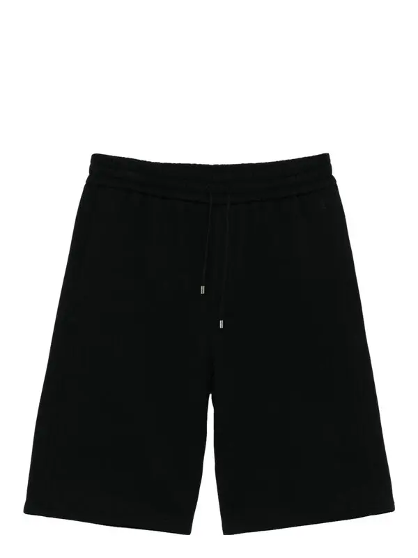 Saint Laurent Certified Cotton Bermuda Shorts - Black