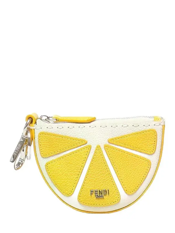 Fendi Lemon Keyring - Yellow