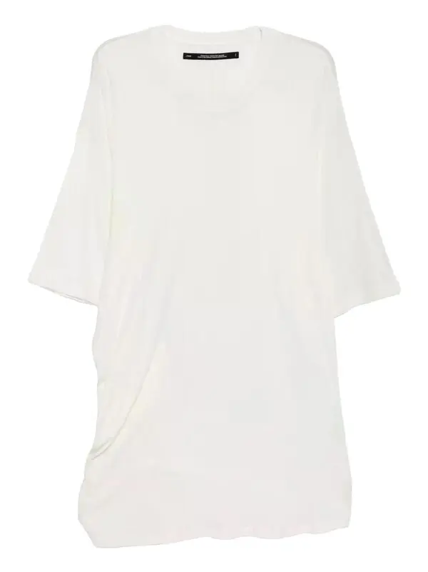 JULIUS Draped T-shirt - Neutrals