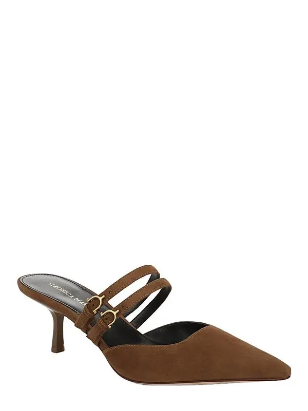 Veronica Beard Corrie High-heel Mules - Hazelwood