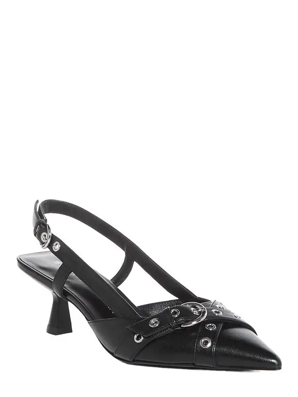 STUART WEITZMAN Supermoto Slingback Pumps - Black
