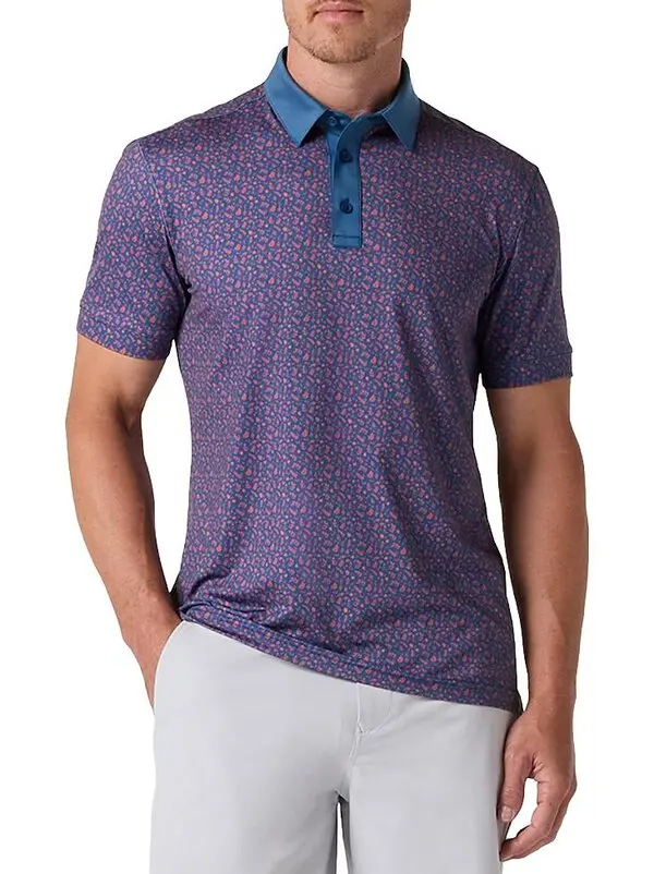 Mizzen+main Versa Short Sleeve Polo - Set Sail Floral