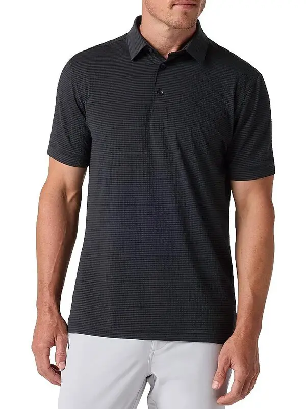 Mizzen+main Copa Short Sleeve Polo - Black