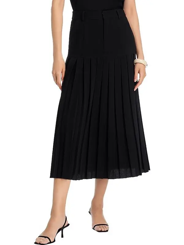 Cinq À Sept Bane Pleated Skirt - Black