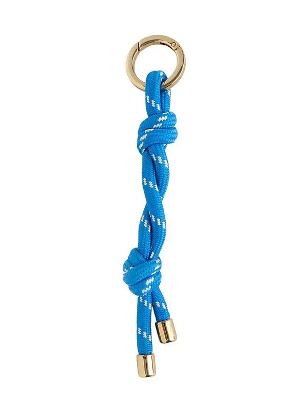 Madewell Knotted Rope Bag Charm - Villa Blue
