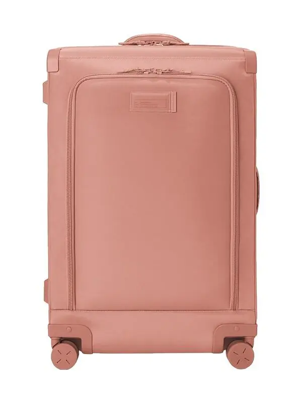 Dagne Dover Sydney 28.5" Checked Rolling Suitcase - Warm Dust