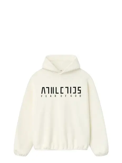 Fear Of God Athletics Cotton Fleece Hoodie - Cream White