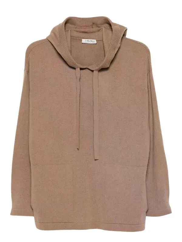 Max Mara Hooded Jumper - Brown