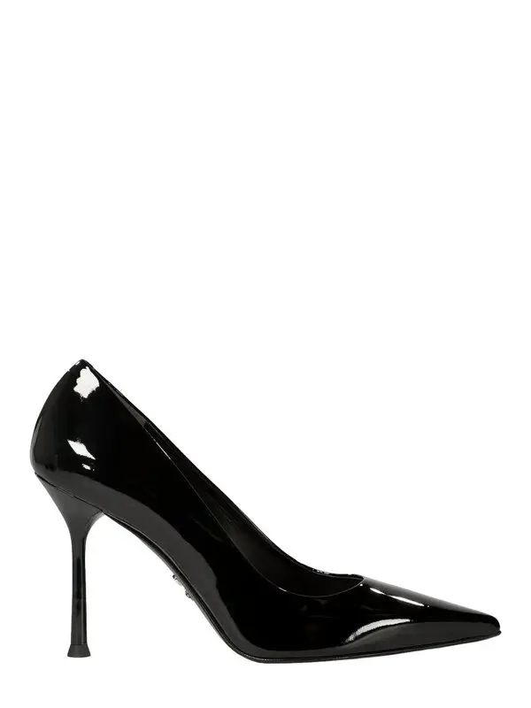 SERGIO LEVANTESI 100mm Ley Décolleté Leather Pumps - Black