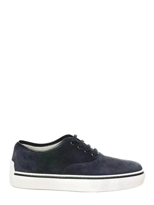 TOD'S Round-toe Lace-up Sneakers - Blue