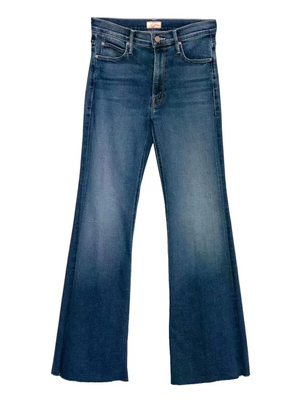 MOTHER Lil Doozy Fray Jeans - Blue