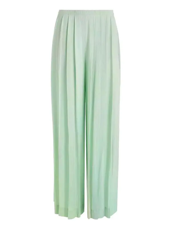 Alice + Olivia Jenna Wide-leg Trousers - Green