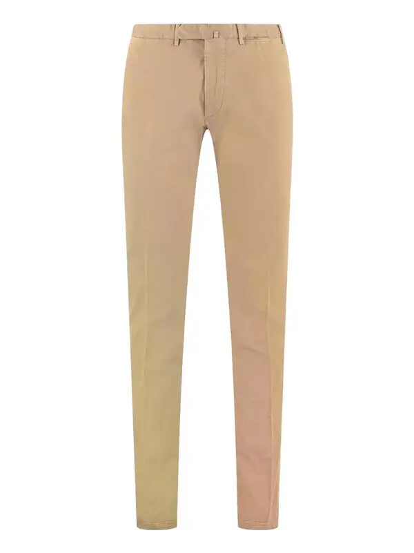 THE (ALPHABET) Cotton Chinos - Brown