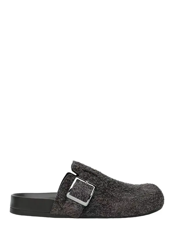 Loewe Leather Slides - Brown