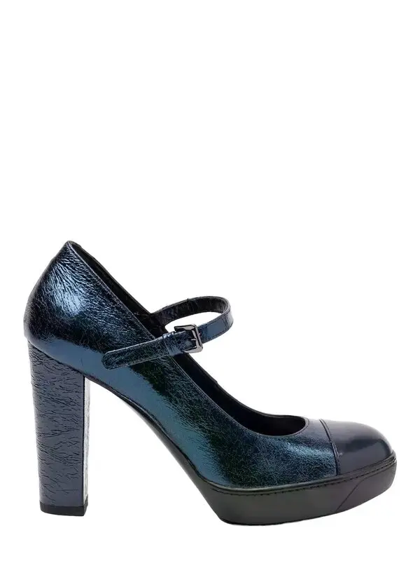 Hogan Buckle-strap Pumps - Blue