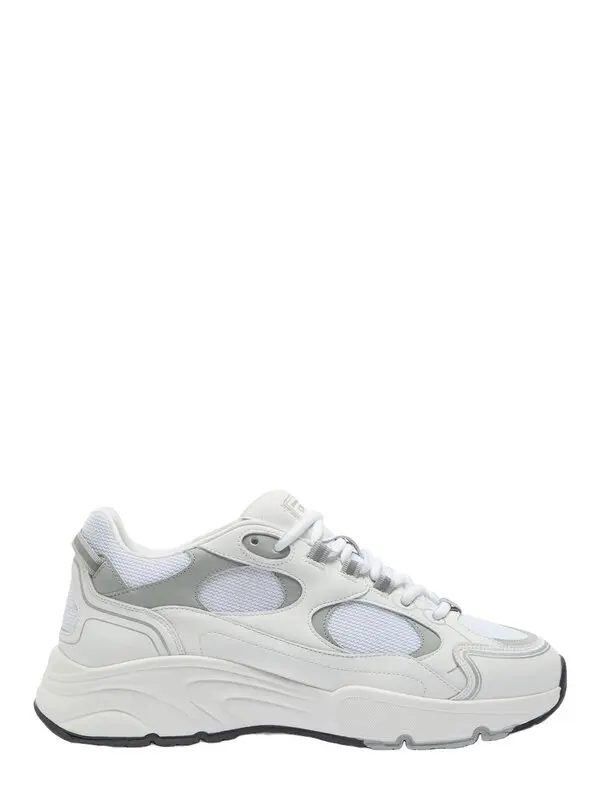 CLEENS Pulse Runner Panelled Mesh Sneakers - White