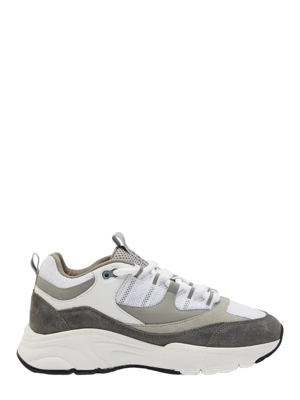 CLEENS Aero Panelled Mesh Sneakers - Grey