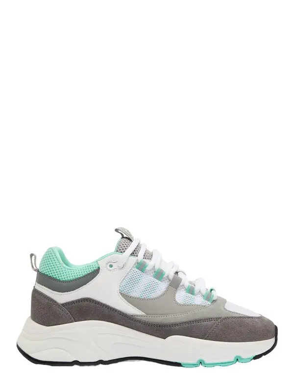 CLEENS Aero Panelled Mesh Sneakers - Mint