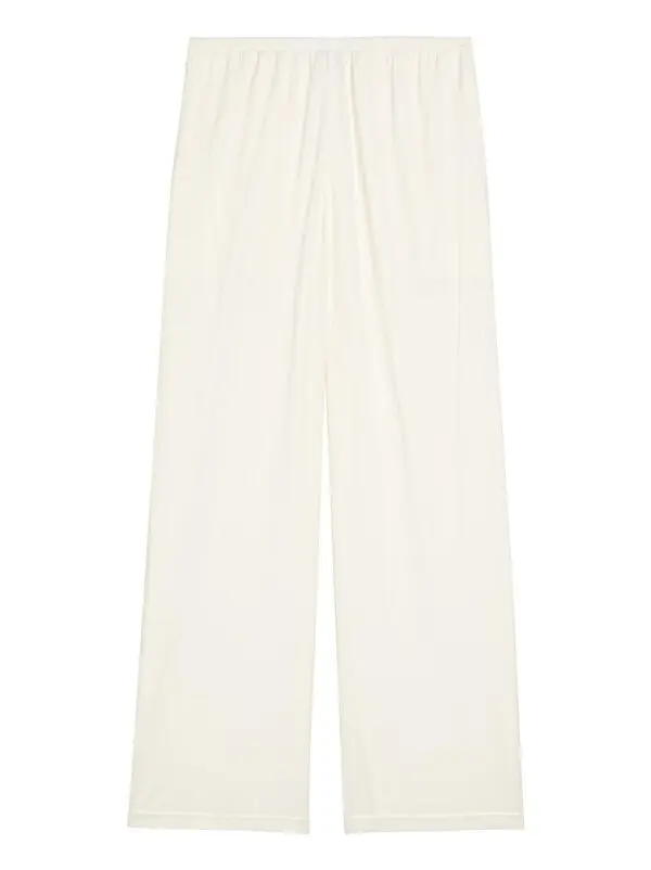 TOTEME Silk-blend Pyjama Trousers - Off White