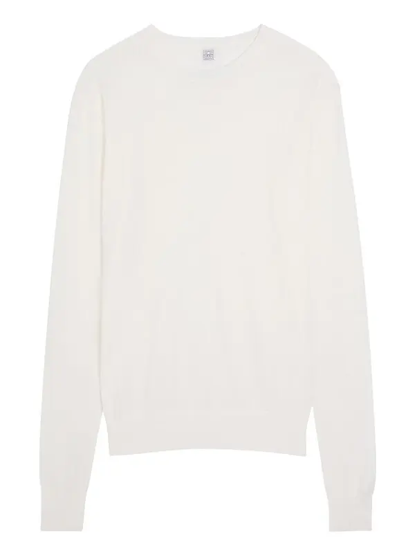TOTEME Wool-blend Jumper - Ecru