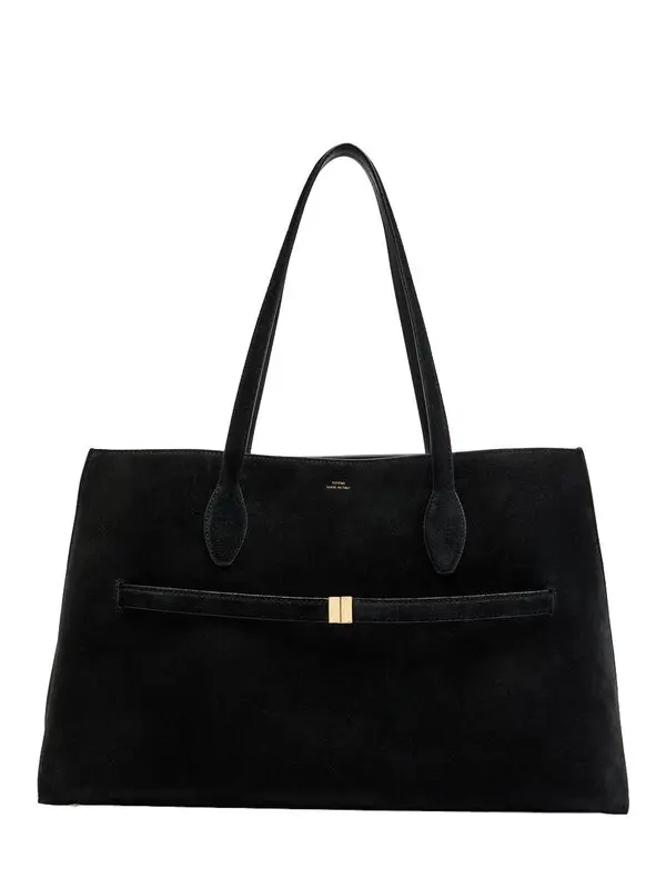 TOTEME Suede Tote - Black