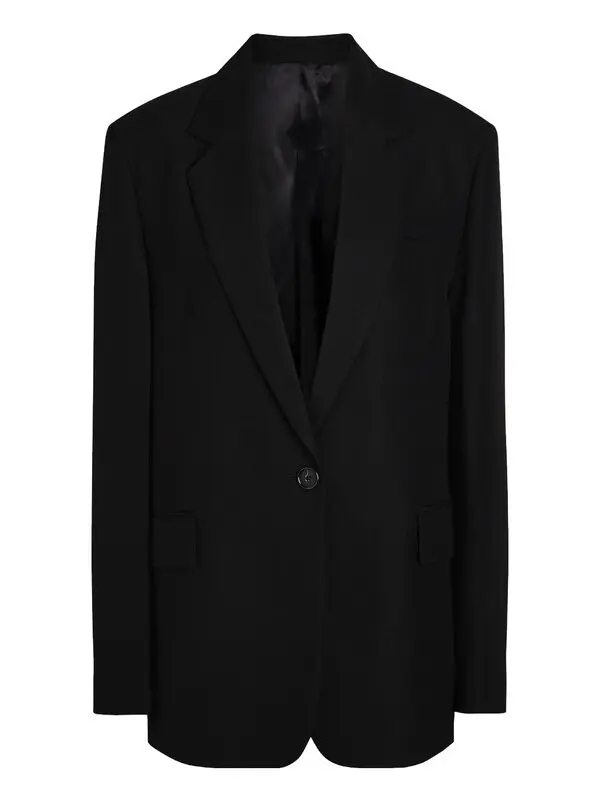 TOTEME Woven Blazer - Black