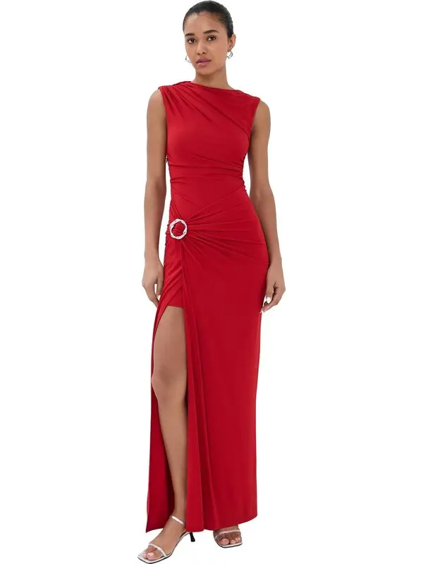 Simkhai Blaine Gown - Crimson
